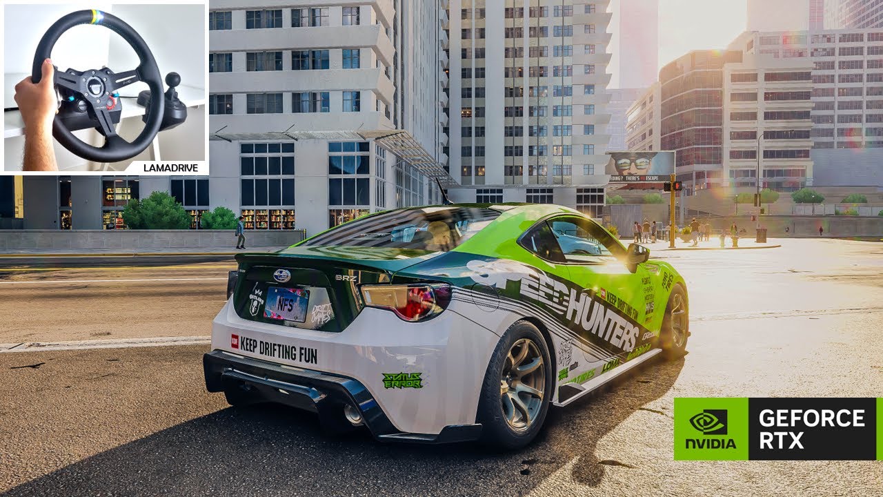 Subaru BRZ | NFS Unbound 4K Gameplay | Nvidia RTX | Logitech G29 - YouTube