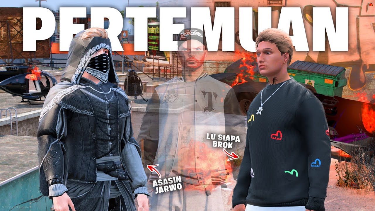 PERTEMUAN OG SAX DENGAN ASASIN JARWO PETUNJUK?!!! GTA 5 ROLEPLAY - YouTube