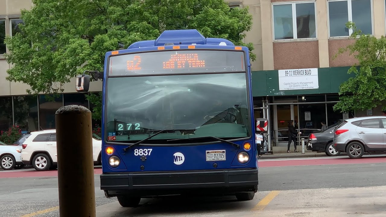 Belmont Park Bound 2022 Novabus LFS 8837 Q2 Bus From Jamaica-165th St ...
