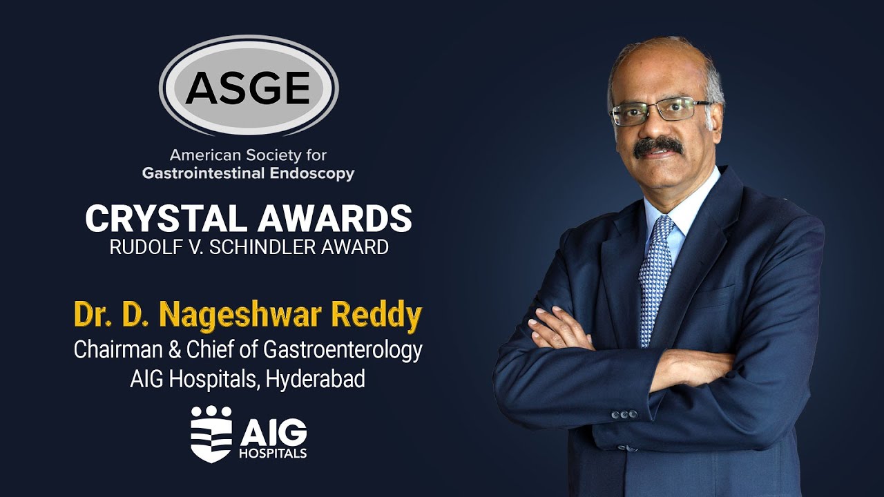 Dr.D Nageshwar Reddy becomes first Indian to receive ASGE - Rudolf ...