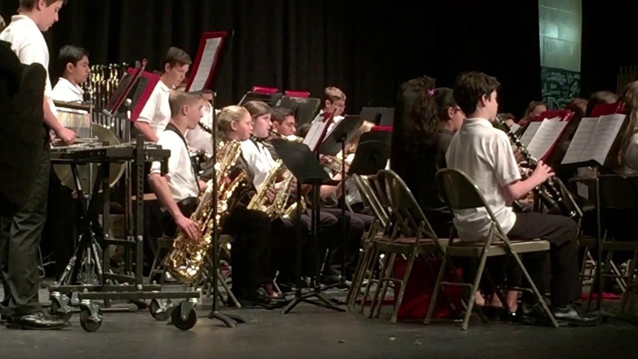 Concert Band- Music in The Parks 2018- Warm up song - YouTube