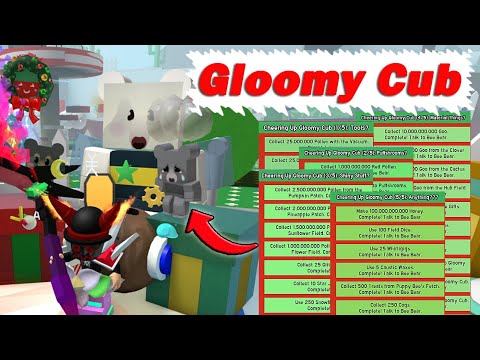 COMO FAZER AS QUESTS DA BEE BEAR PARA PEGAR O (Gloomy Cub) NO BEE SWARM ...