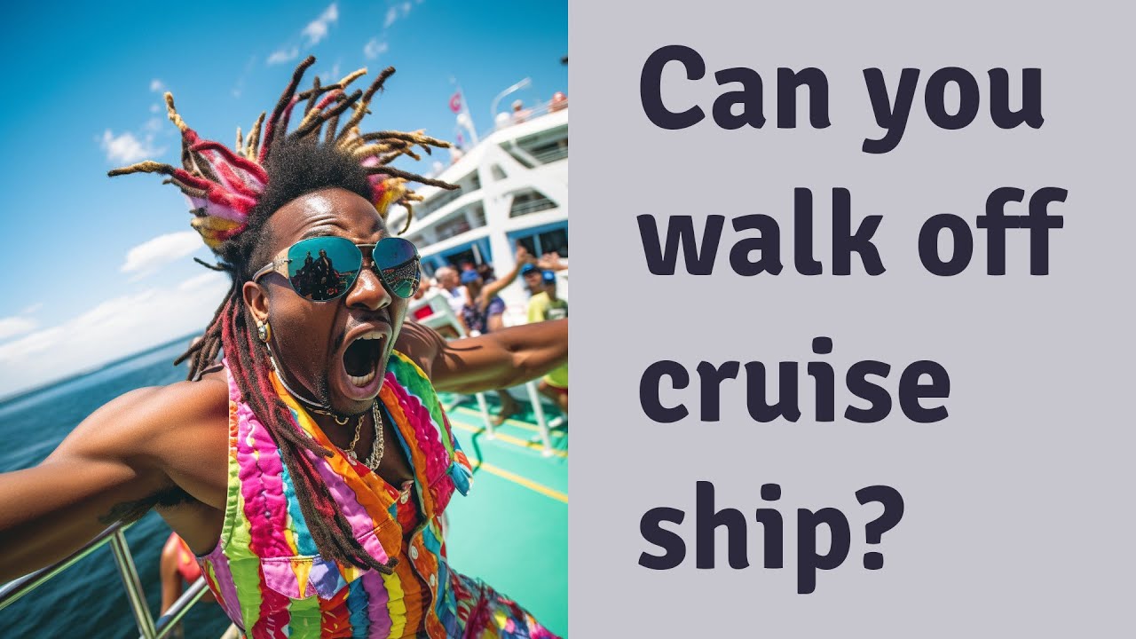 Can you walk off cruise ship? - YouTube