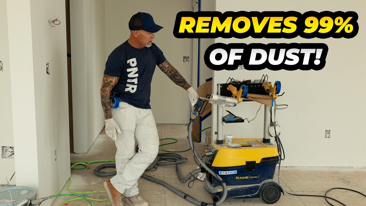The Best Vacuum & Sander for Painters | Uneeda Ekasand 3x4 Review (Dust ...