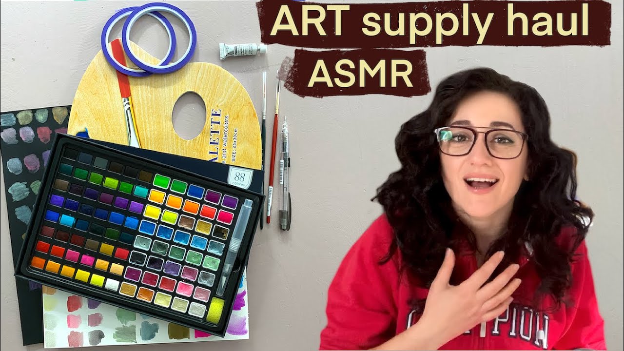 ️Art Haul! Testing out new art supplies/Artis Decor watercolour review ...