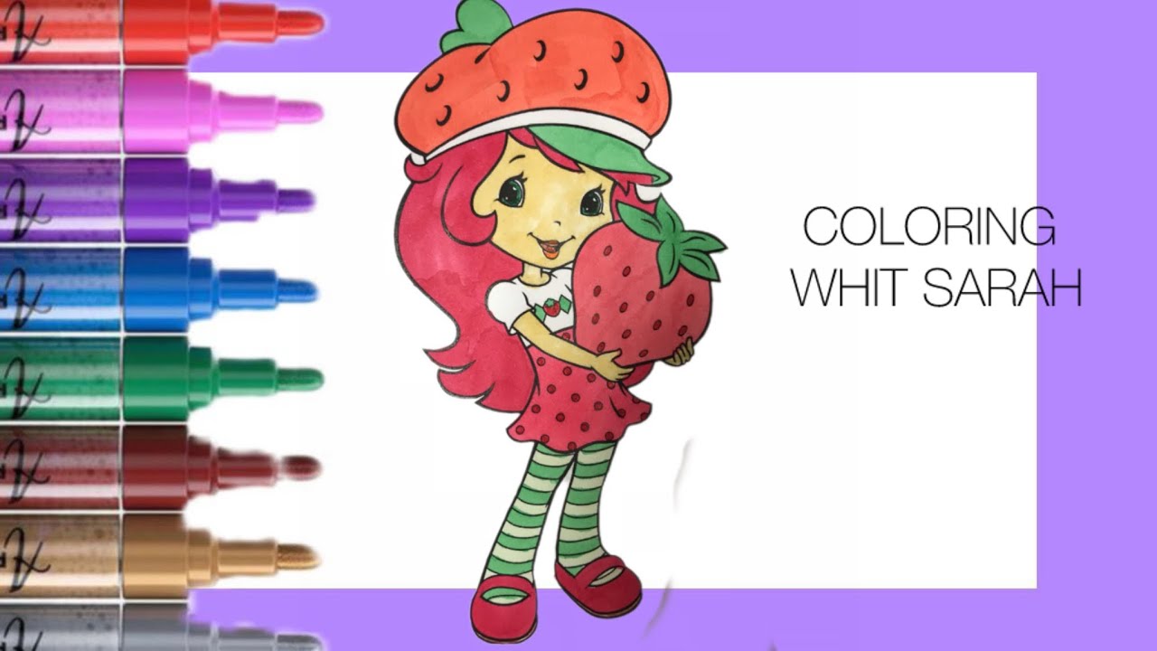 Berry Bitty | Coloring Strawberry Shortcake - YouTube