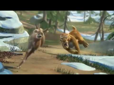 Ice Age: Dawn of the Dinosaurs (2009) - Diego Chases Gazelle (2010 Deleted Version)