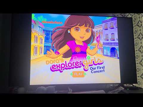Dora's explorer girls our first concert 2012 dvd menu walk-through