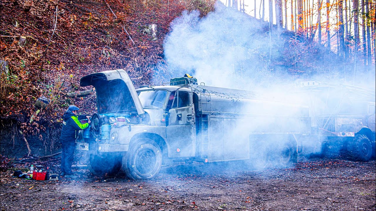 Tatra 148 V8 Rescuing a forgotten – Can we start the engine? - YouTube