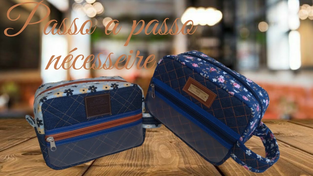 necesseire ( com moldes) passo a passo - YouTube