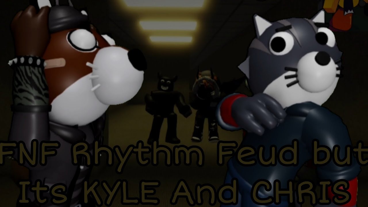 FNF Rhythm Feud but Its KYLE And CHRIS/ Roblox Piggy Animation - YouTube
