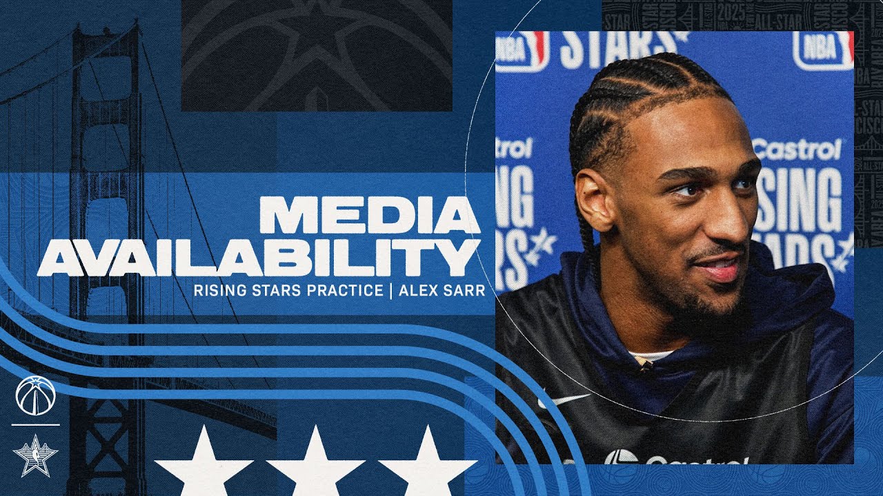 NBA Rising Stars 2025 Media Availability | Alex Sarr - YouTube