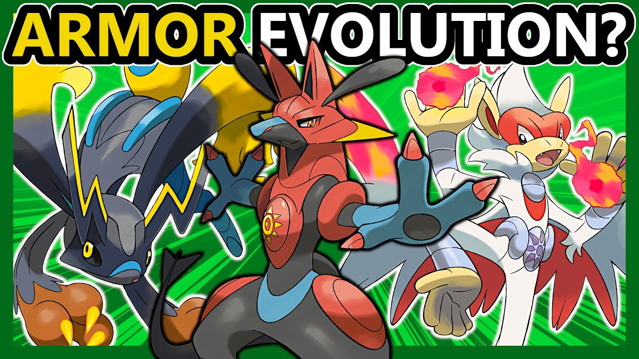 Giving Pokemon ARMOR Evolutions! - YouTube