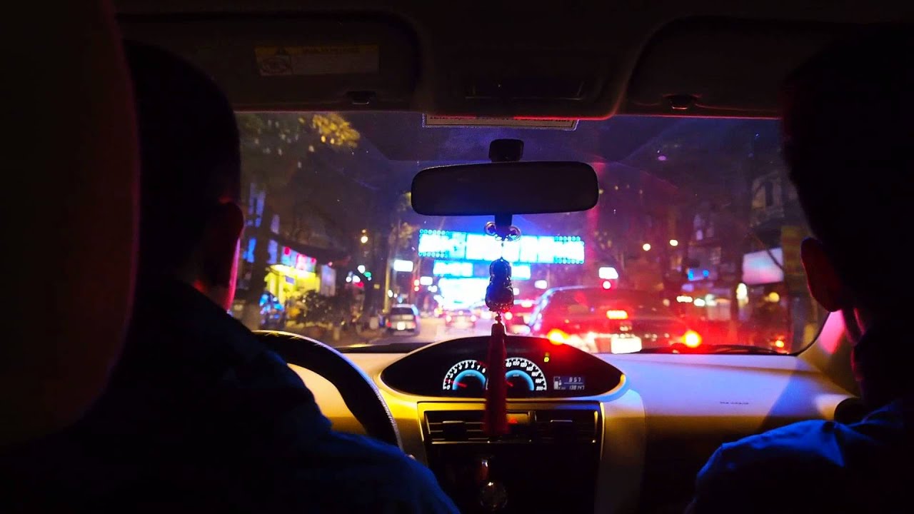 The scenery outside the car window by Hoan Kiem Lake - YouTube