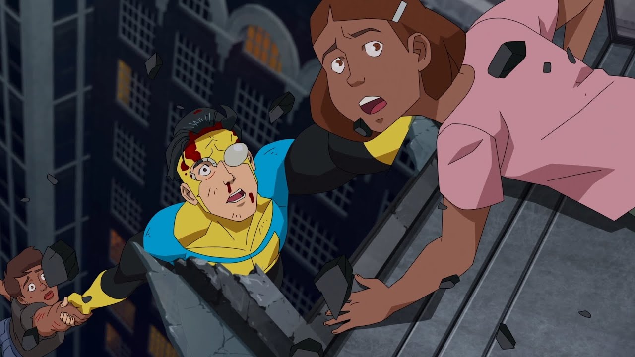 Omni-man DESTROYS Chicago - Invincible vs Omni man |Invincible episode ...