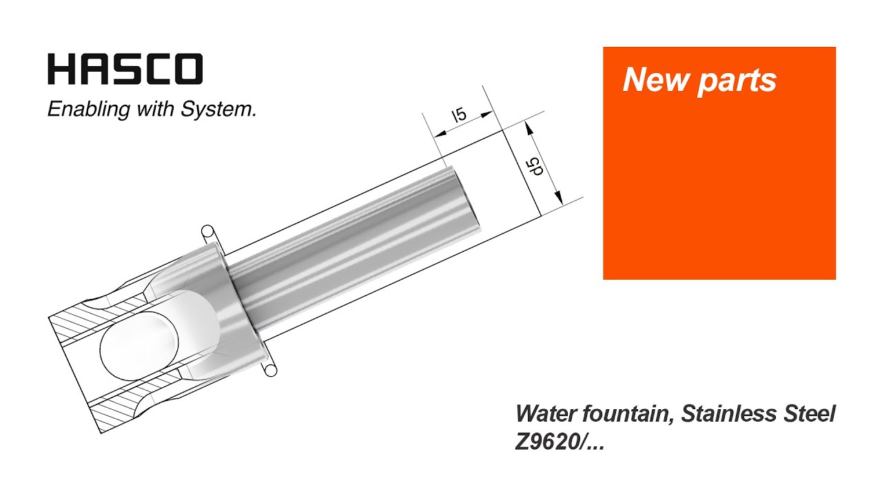 NEW! HASCO water fountain for core cooling Z9620/…/VA - YouTube