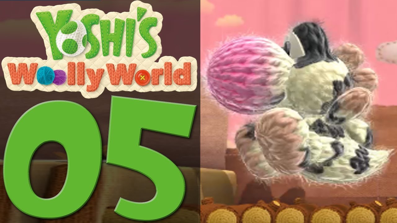 Yoshi's Woolly World [Part 5] Mega Yoshi Rampage! - YouTube