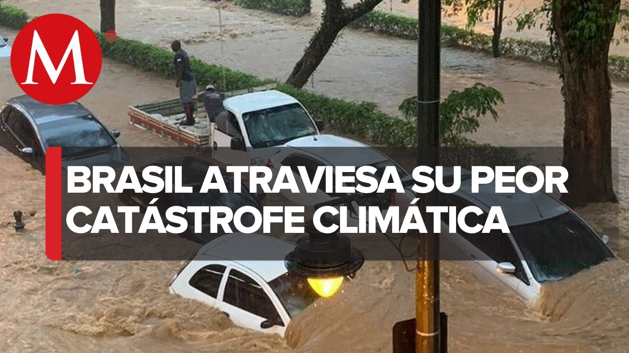 Fuertes Lluvias En Río De Janeiro Brasil Dejan Casi Un Centenar De