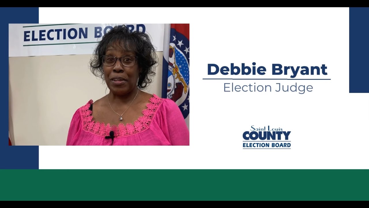 St. Louis County Election Judge- Debbie Bryant - YouTube