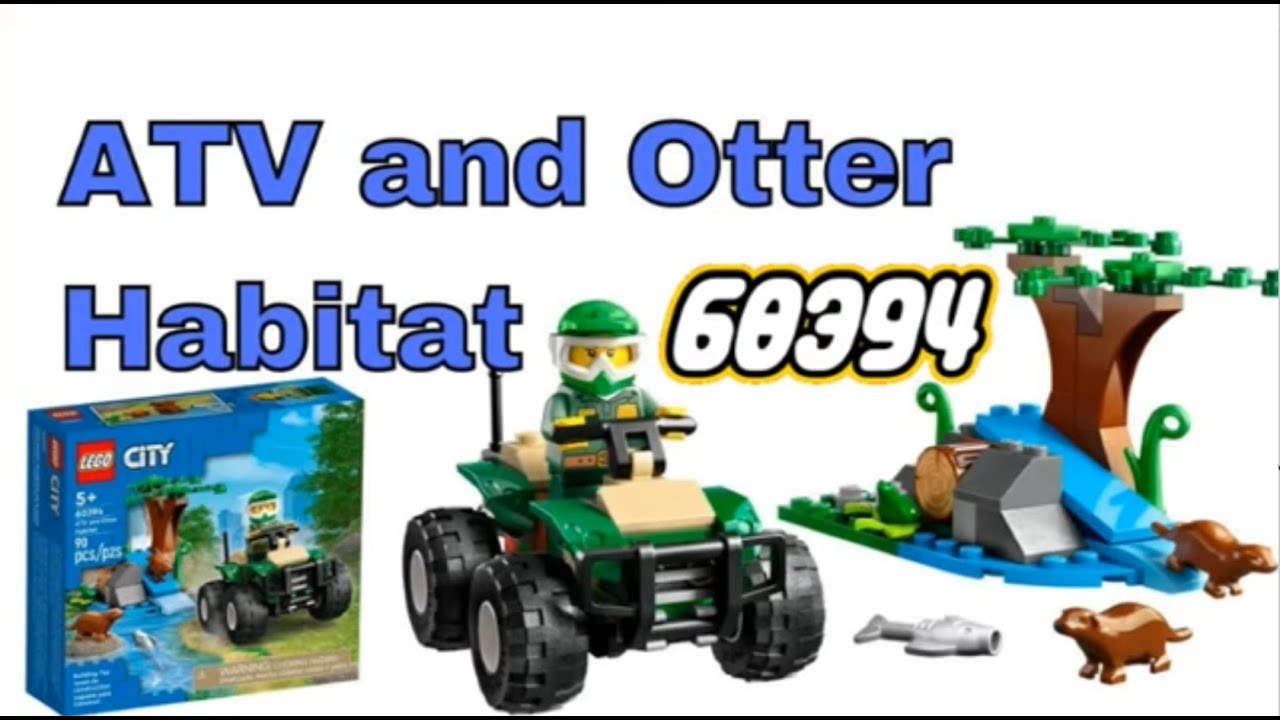 LEGO ATV and Otter Habitat 60394 #lego - YouTube