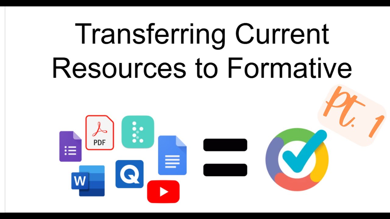 Transferring Docs, Forms, PDFs, and Word to Formative - YouTube