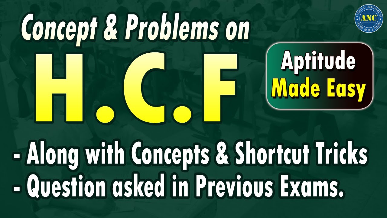 HCF Problems Easy Solution | Super Fast Shortcut Trick Of H.C.F ...