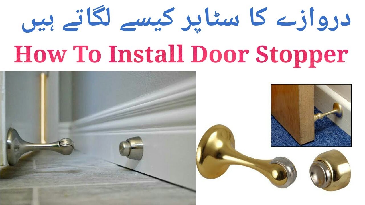 How To Install Magnatic Door Stopper | Door Stopper - YouTube