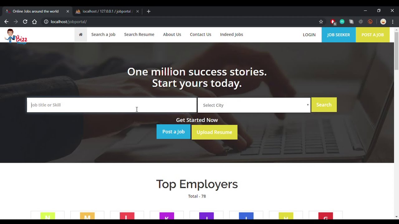 Job Portal Project with Source Code - YouTube