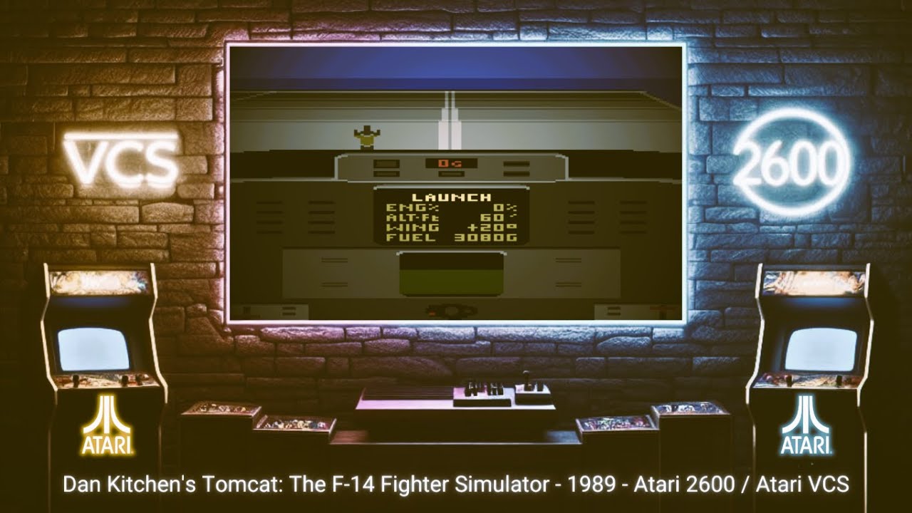 Dan Kitchen's Tomcat: The F-14 Fighter Simulator - 1989 - Atari 2600 ...