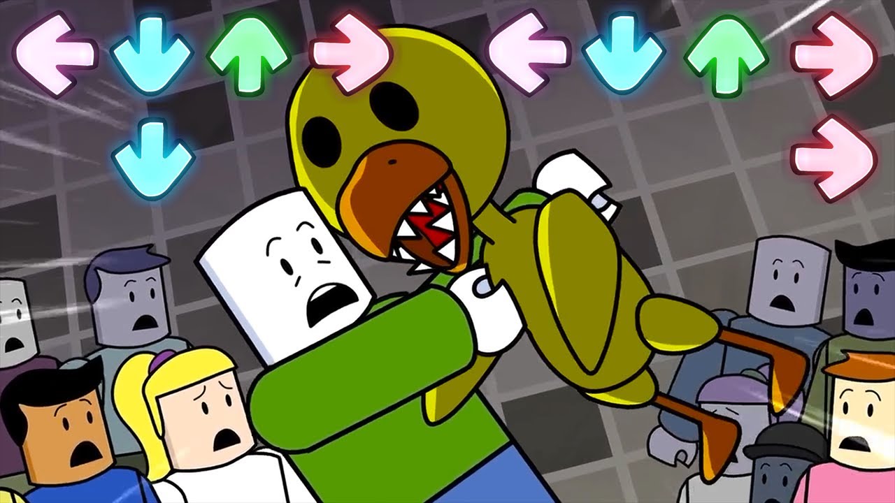 FNF Rainbow Friends - Yellow ORIGIN Story in FNF be like... - YouTube