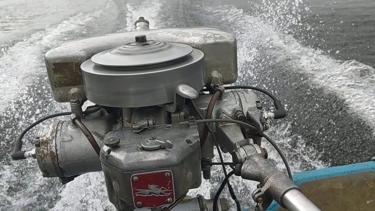 1938 Johnson PO-38 (22 hp) - YouTube