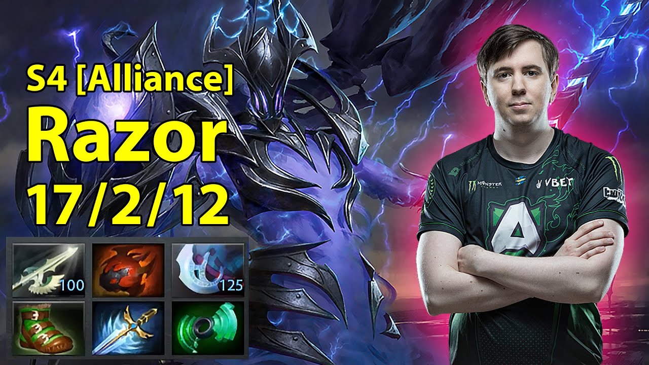 S4 Alliance • Razor Off-lane • Pro player gameplay full game replay ...