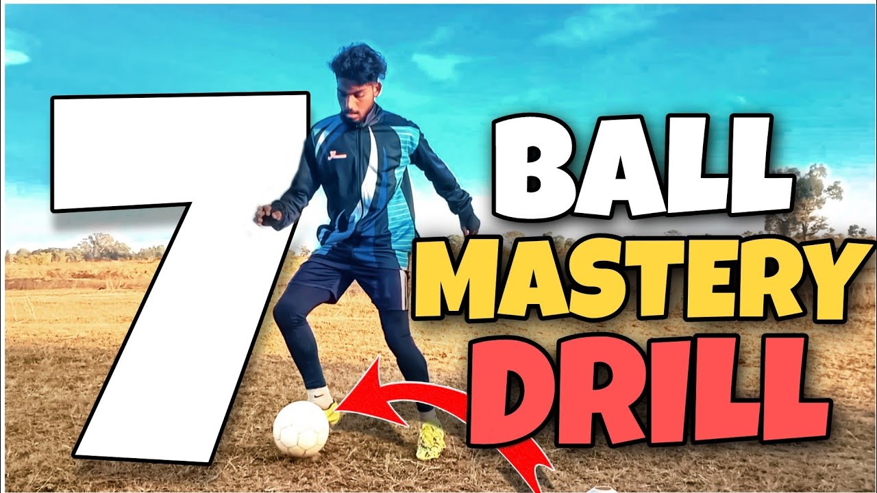 7 BALL MASTERY DRILLS FOR FOOTBALL | THE INDIAN CR7 | - YouTube