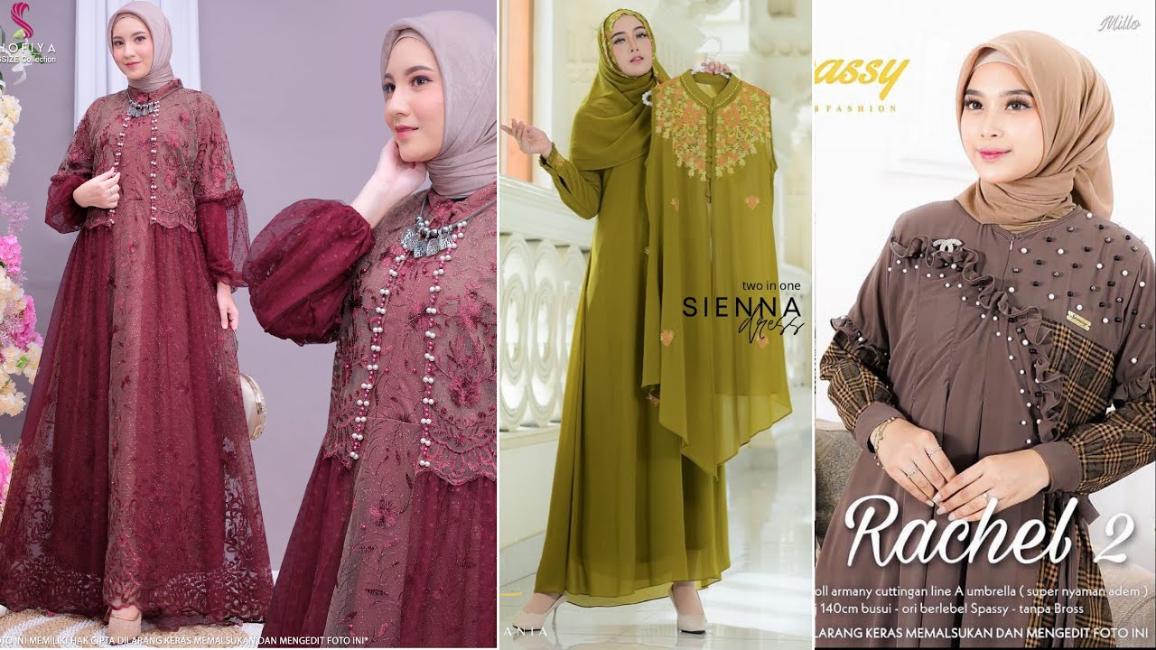 59 Model Baju Set Outer Terbaru Dan Gamis Brokat Premium Cocok Dipakai ...