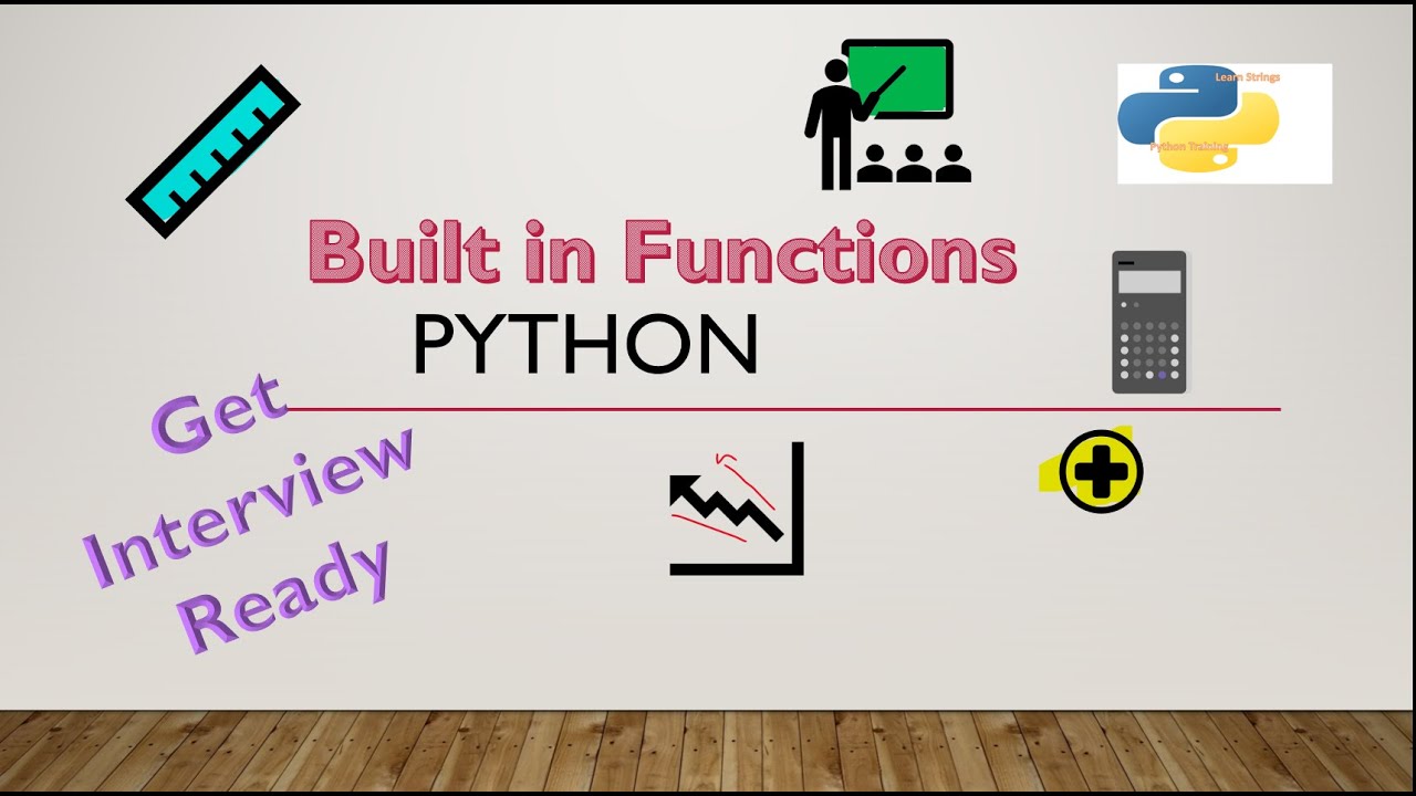 Python Built In Functions Functions Pythonprogramming 3087