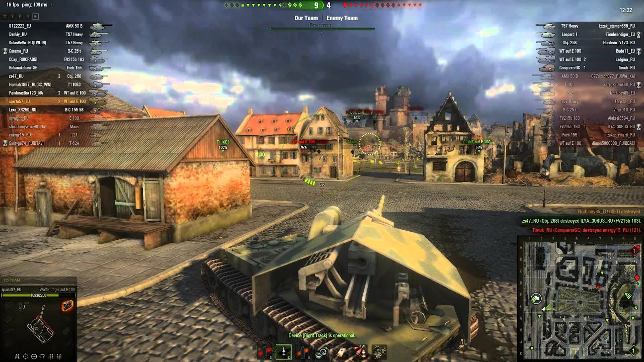 Wt Auf E100 Gameplay - YouTube