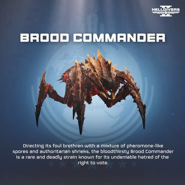 🌐 THE ENEMIES OF SUPER EARTH: The Terminids 🐜 Brood Commander - YouTube