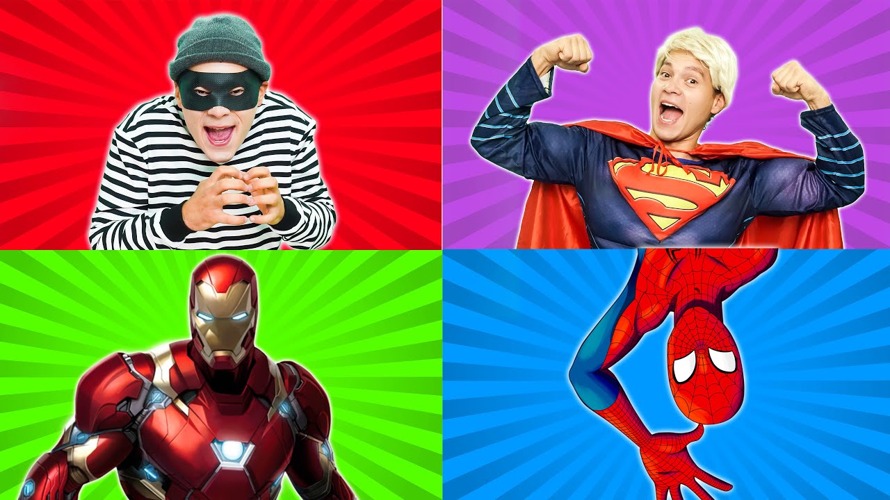 Spider-man Song+MORE | Action Songs for Kids | Superheroes | Kids Songs ...