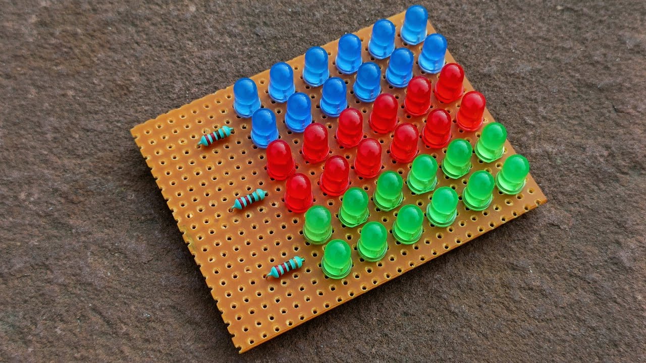 New Simple Electronic Project | Beautiful Lighting Idea - YouTube