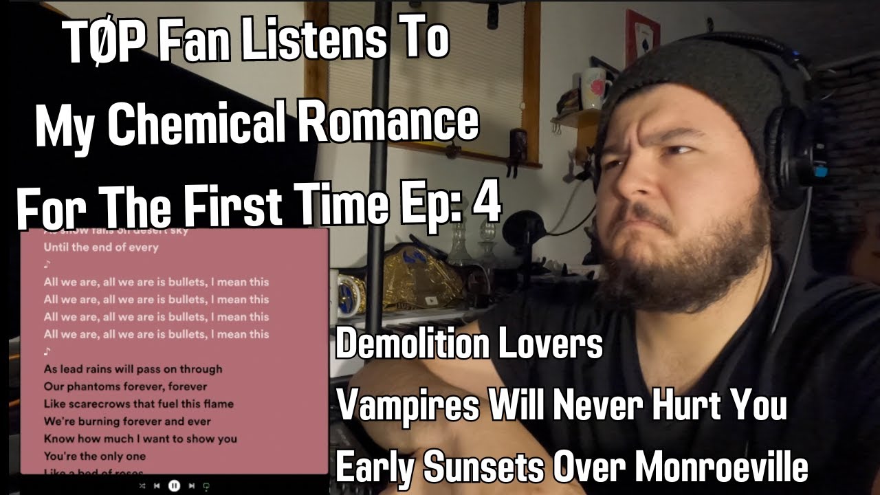 TØP Fan Listens To Very Early MCR For The First Time | Justin Listens ...