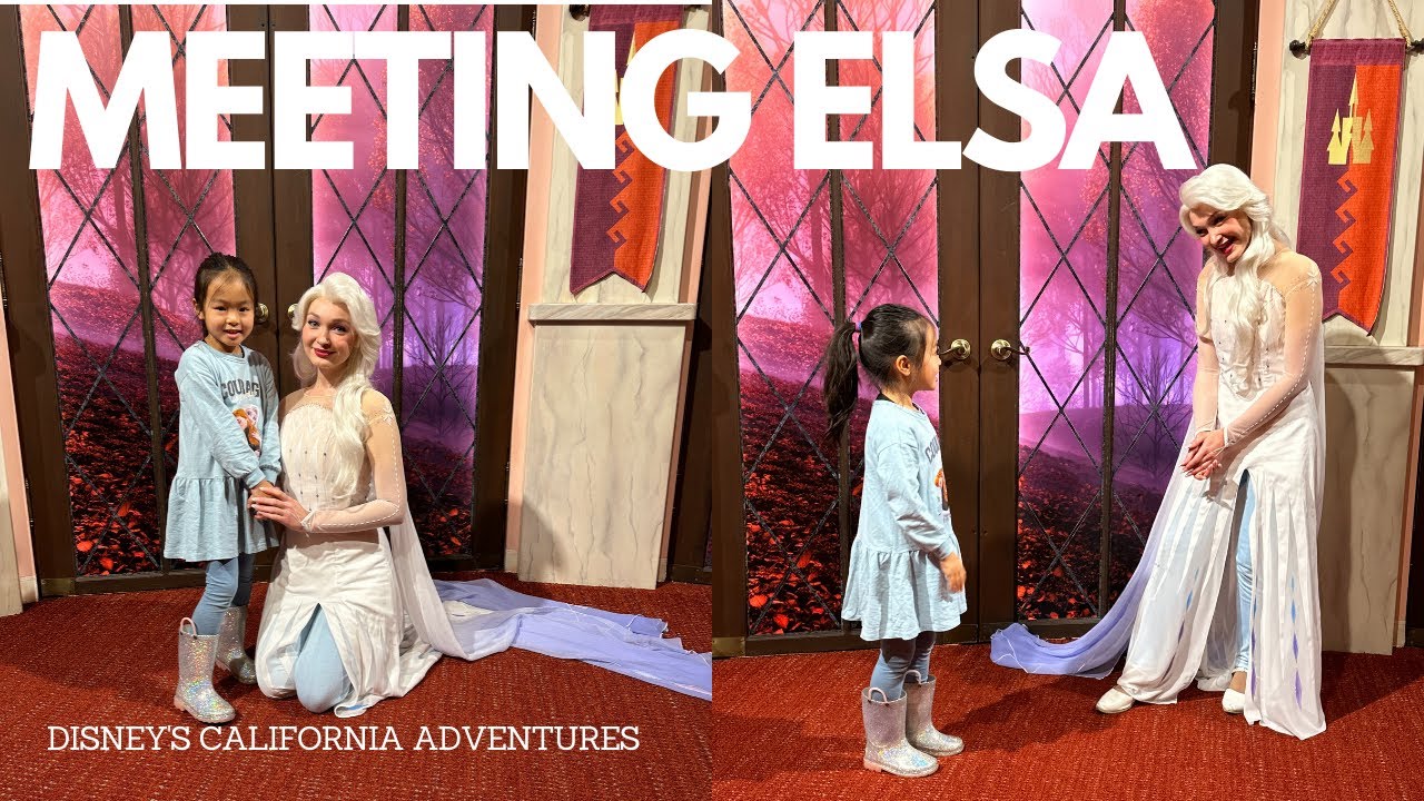 Meeting Elsa LIVE! | How We Did It At Disney’s California Adventures ...