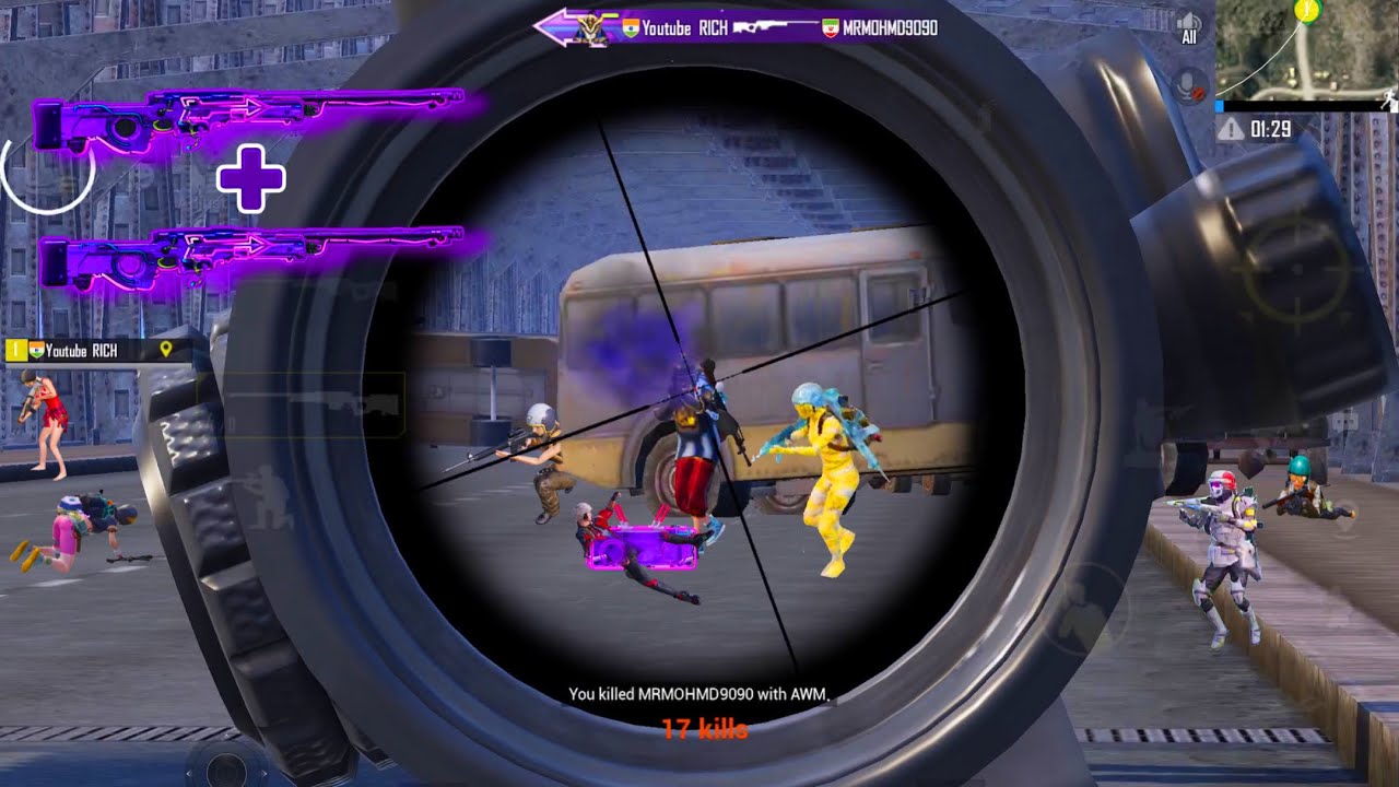 OMG!!🔥I PLAYED with DUO AWM in CLASSICH MATCH👿 SAMSUNG,A3,A5,A6,A7,J2 ...