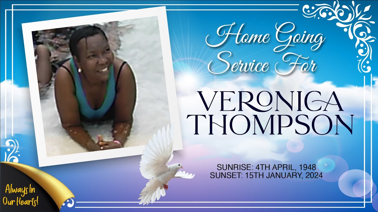 The Funeral Service of Veronica Thompson - YouTube