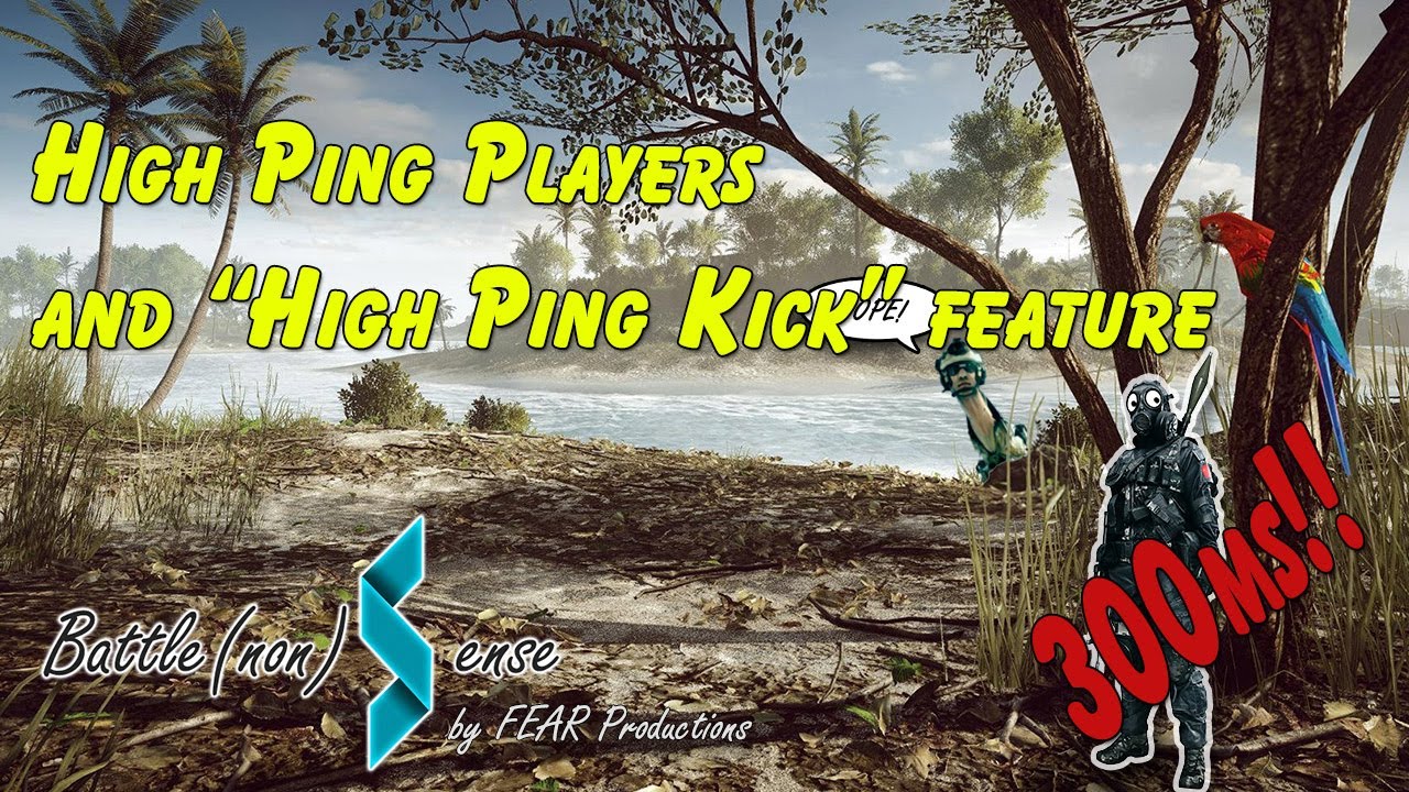 Battlefield 4 High Ping Players and High Ping Kick - YouTube