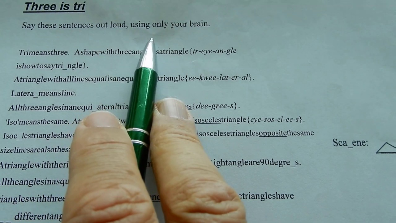 Three lines make triangles - YouTube