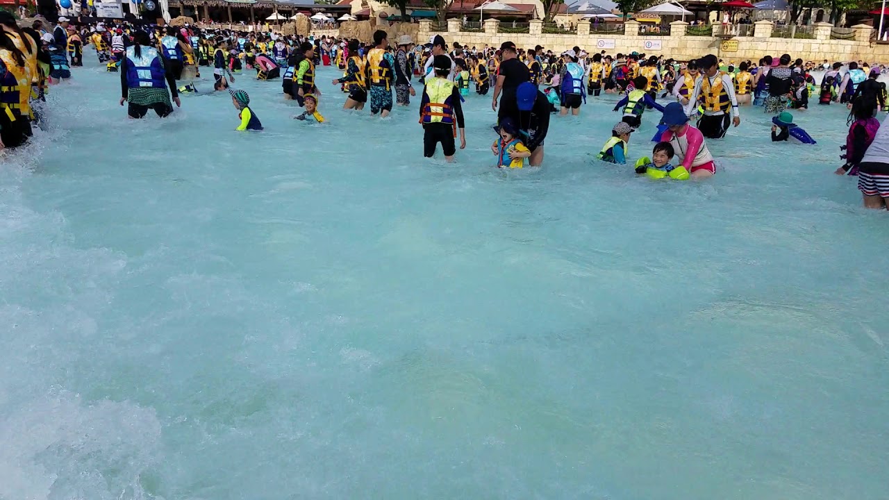 The Wave pool @Caribbean bay.South Korea - YouTube