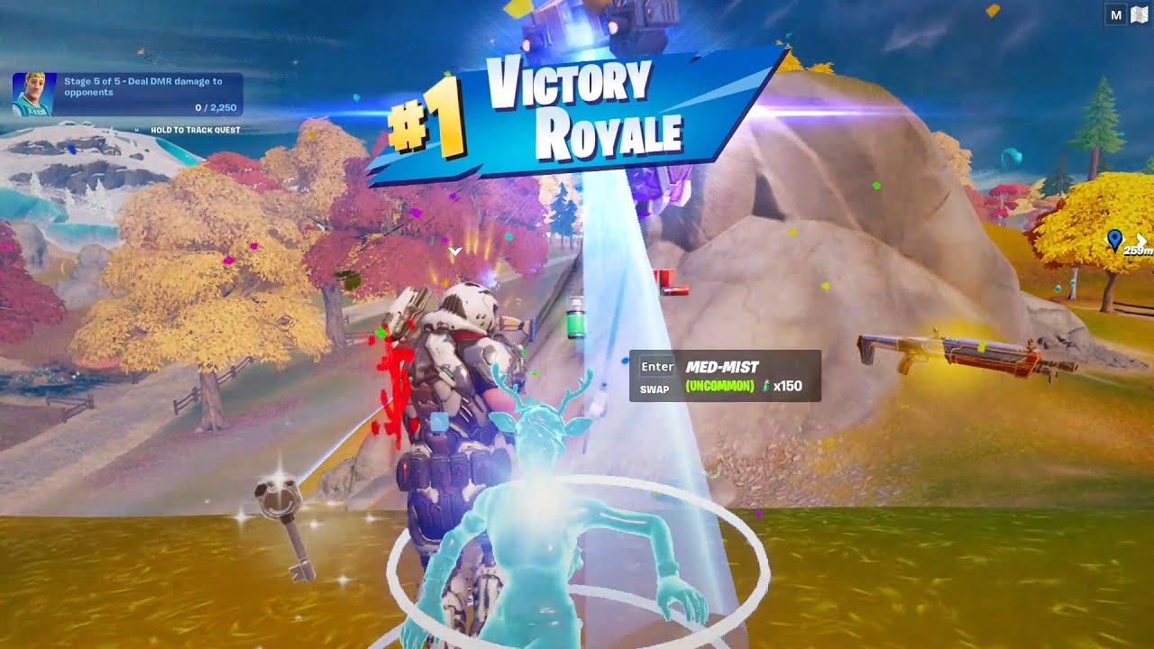 Fortnite 4:1 Doom Slayer (Astro Armor) Victory Royale - YouTube