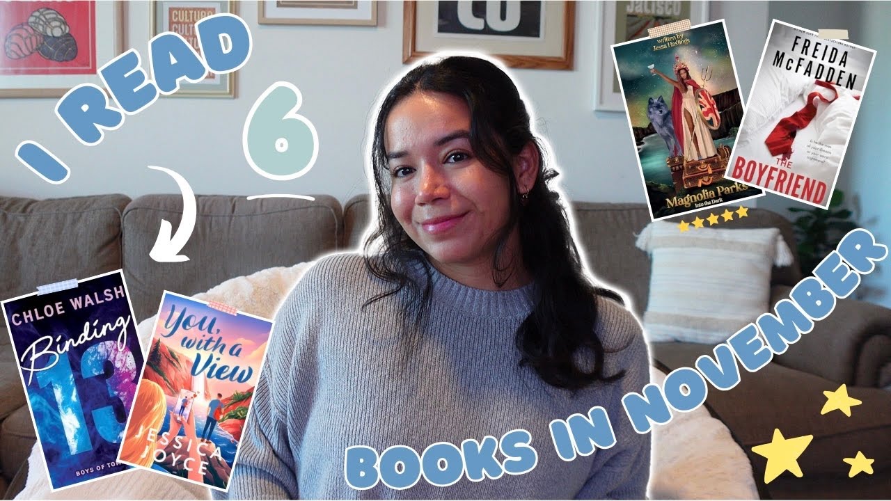 reviewing all the books i read in november | november wrap up 🧣🍂 - YouTube