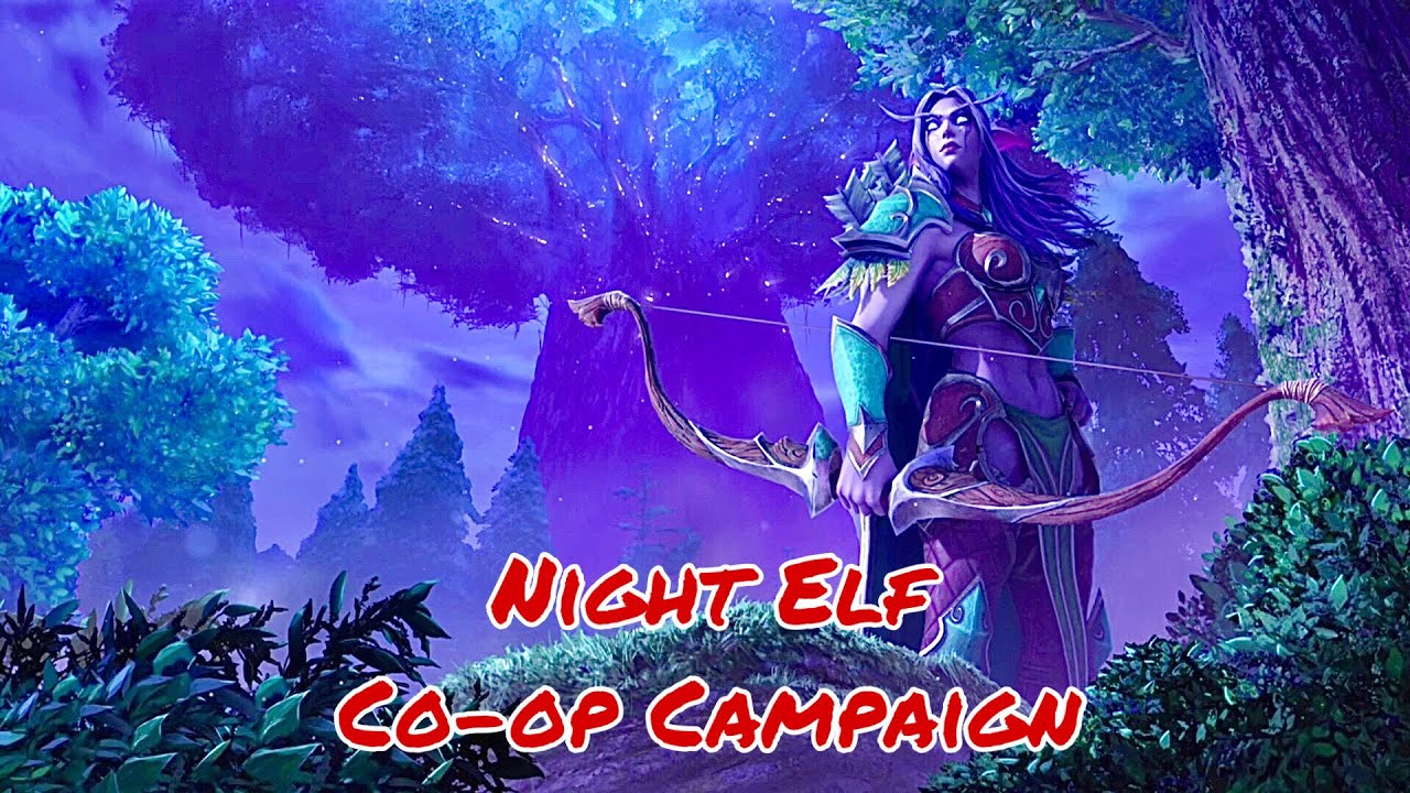 Warcraft 3 Reforged co op Night Elf part 2 - YouTube