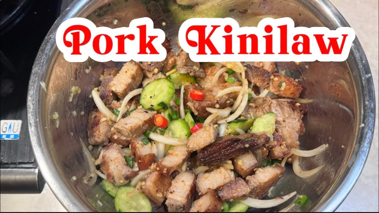 Fry Pork Belly Kilawin | How To Make Kilawin Pork Recipe | #kinilaw # ...